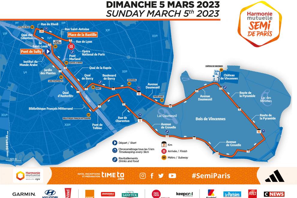 MEZZA MARATONA DI PARIGI 2026 | 21K | Iscrizioni, percorso, costo ...