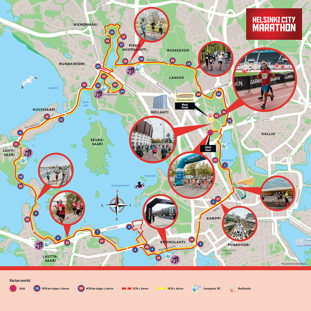 MARATONA DI HELSINKI 2026 | 42K,21K,63K,5K | Iscrizioni, percorso ...